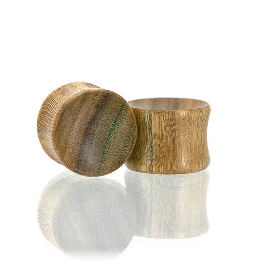 Omerica Organic Verawood Concave Plugs | Integrity Body Arts