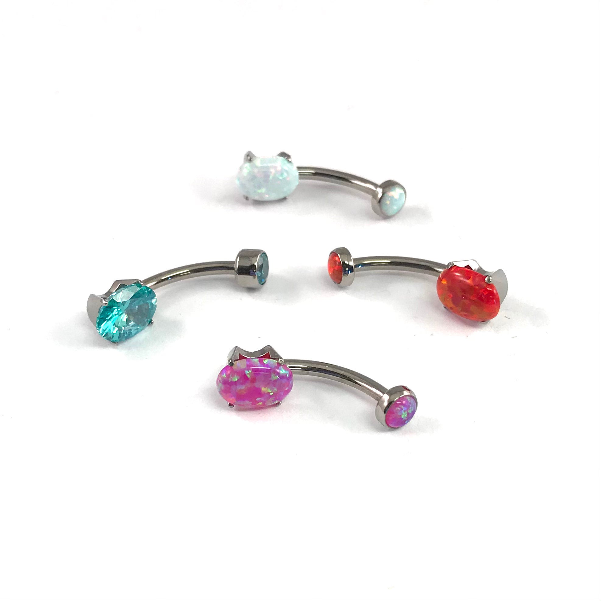 Anatometal Oval Cut Navel Curve | Integrity Body Arts