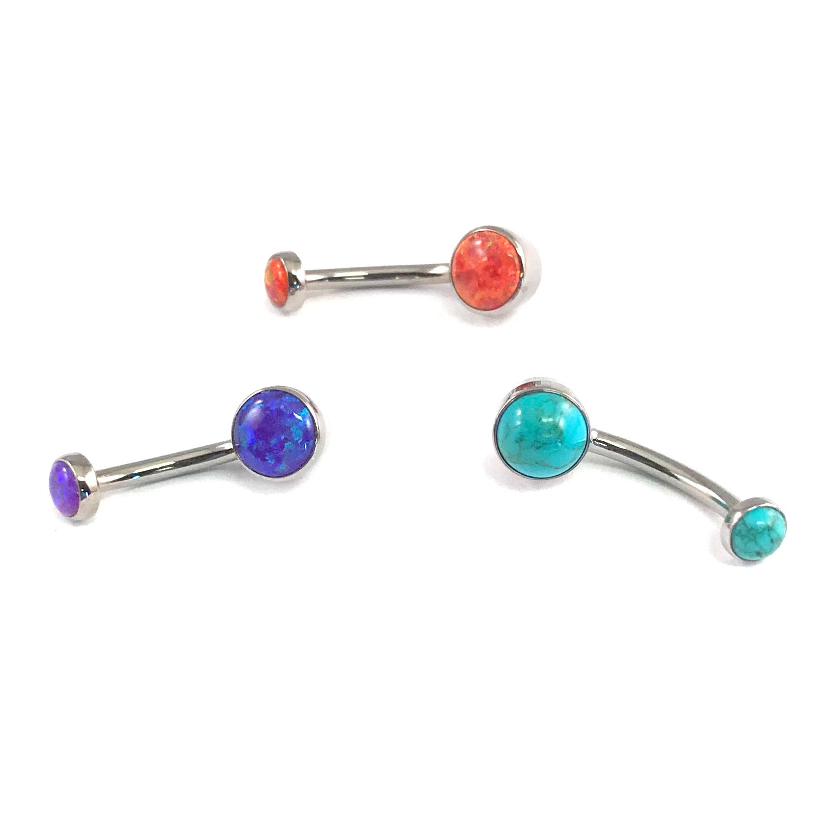 Anatometal Bezel Set Navel Curve | Integrity Body Arts