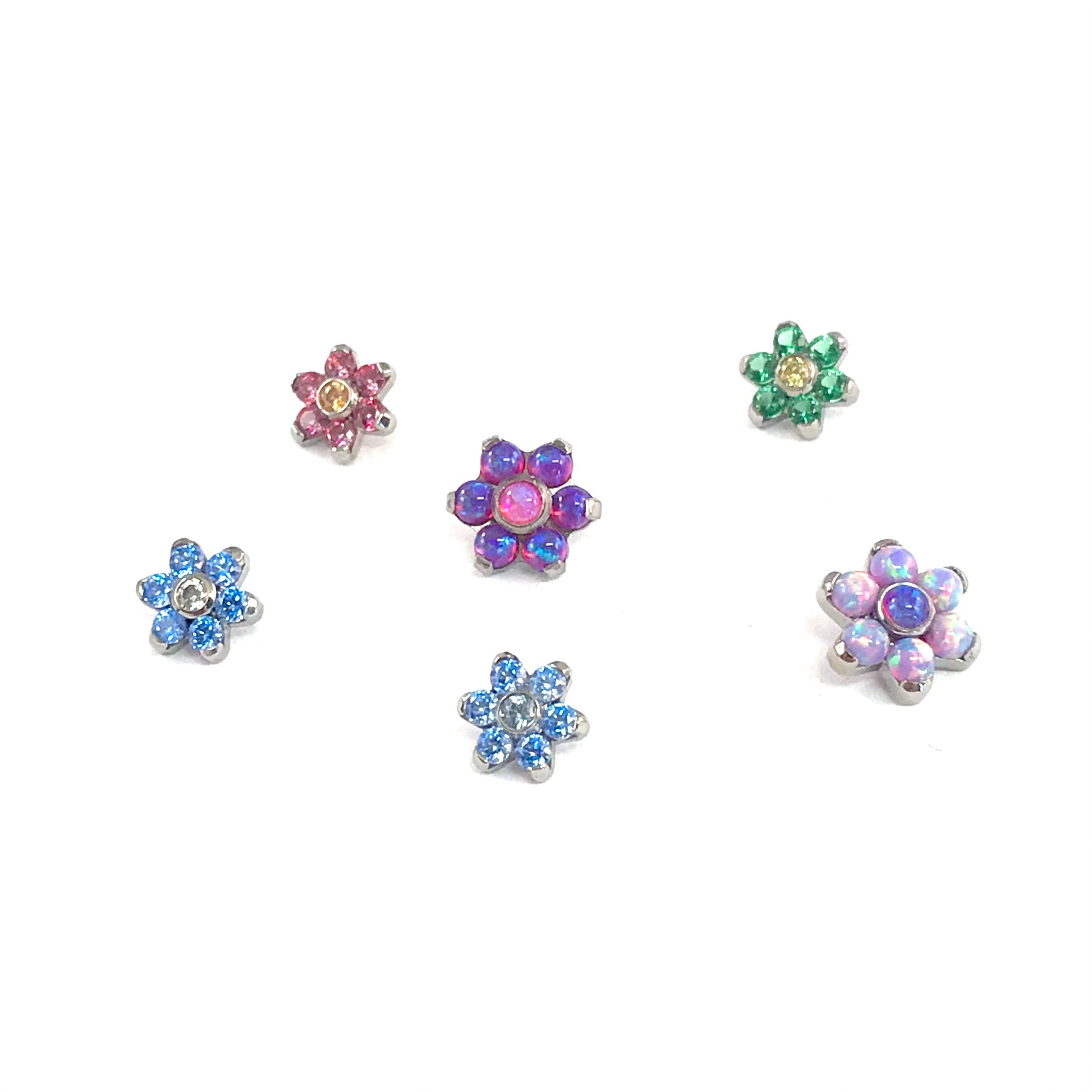 Anatometal Threaded Flower Ends | Integrity Body Arts